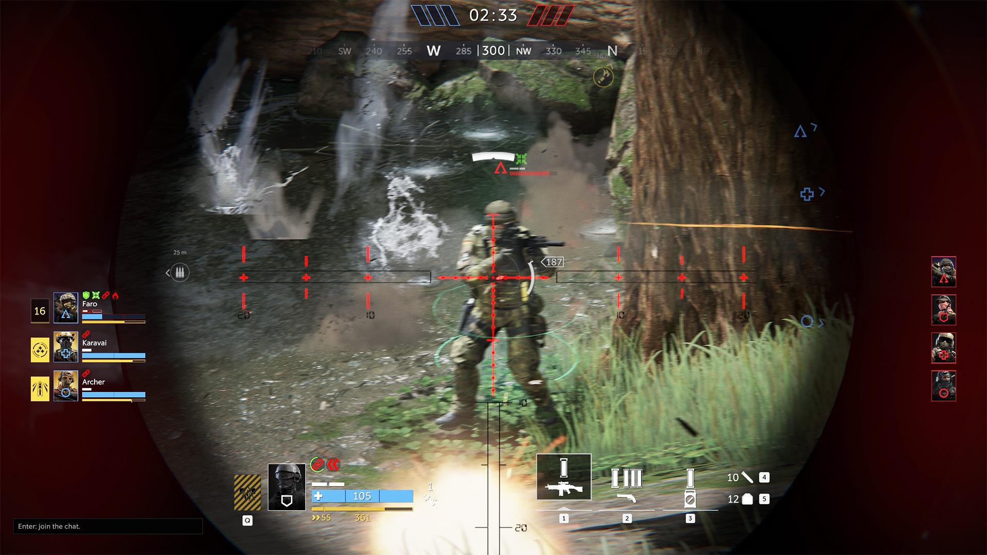 Caliber is a team-based online game